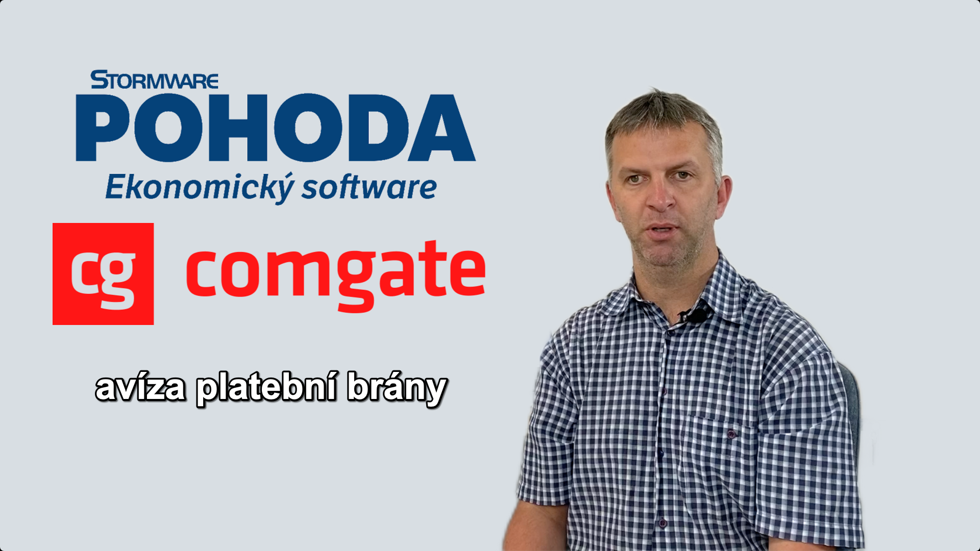 ComGate import avíza platební brány do Pohody